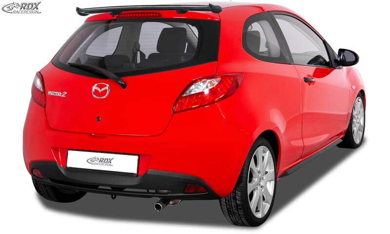 Rear Spoilers: RDX Roof Spoiler for MAZDA 2 (DE) 2007-2014 Rear Wing