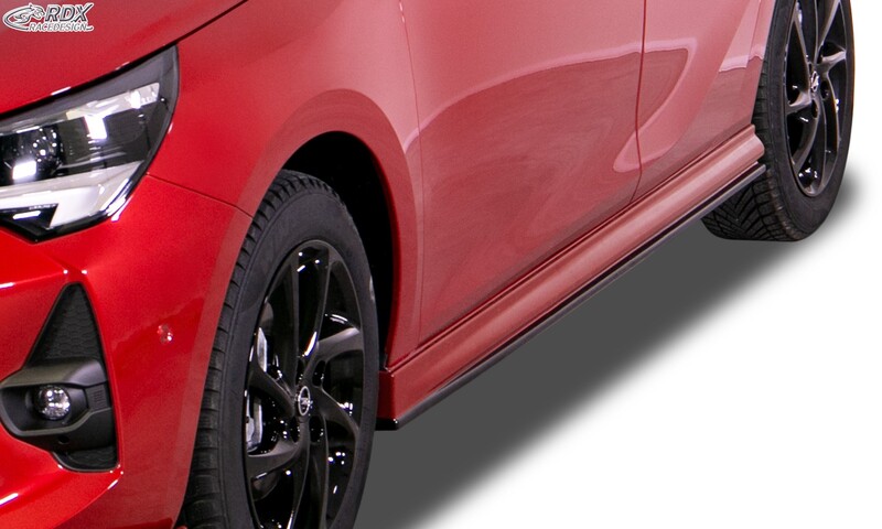 Sideskirts: RDX Sideskirts for OPEL Corsa F "Edition"
