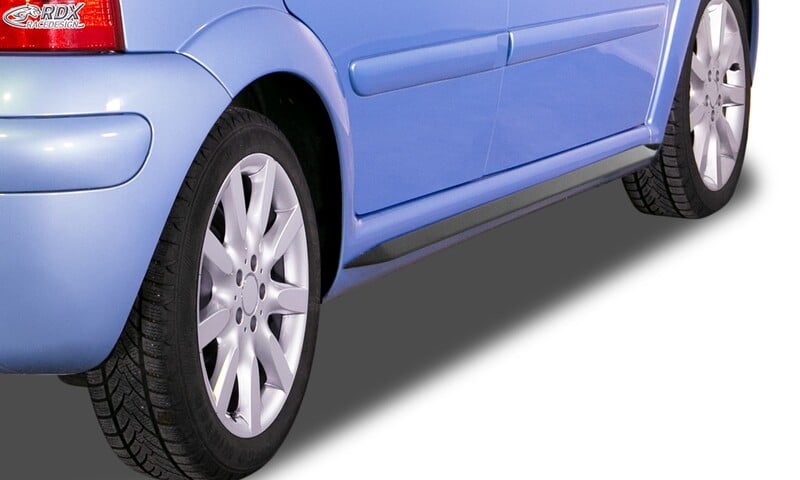Sideskirts: RDX Sideskirts for CITROEN C3 2002-2009 "Slim"