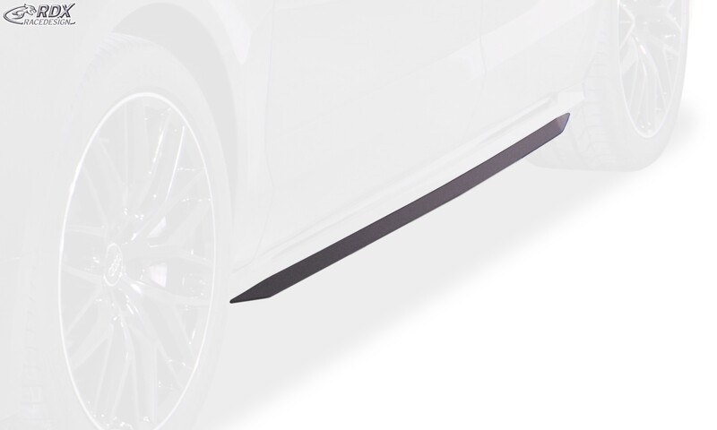 Sideskirts: RDX Sideskirts for AUDI A8 D4/4H "Slim"