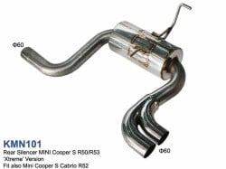 Mini Hatch/Hardtop Mk1 (R50/R53) '00-'06: Mini Cooper S Exhaust ...