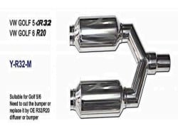 VW Golf Mk5 (1K) '04-'08: VW Golf 5 R32 Y Pipe for Custom Exhausts 2x54